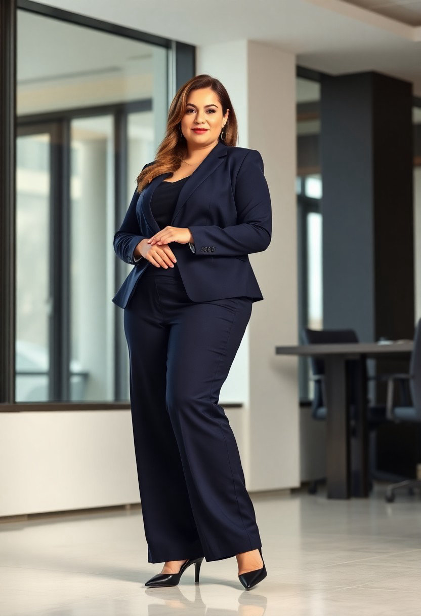 The Timeless Appeal of the Plus Size Navy Palazzo Pants in Fashion