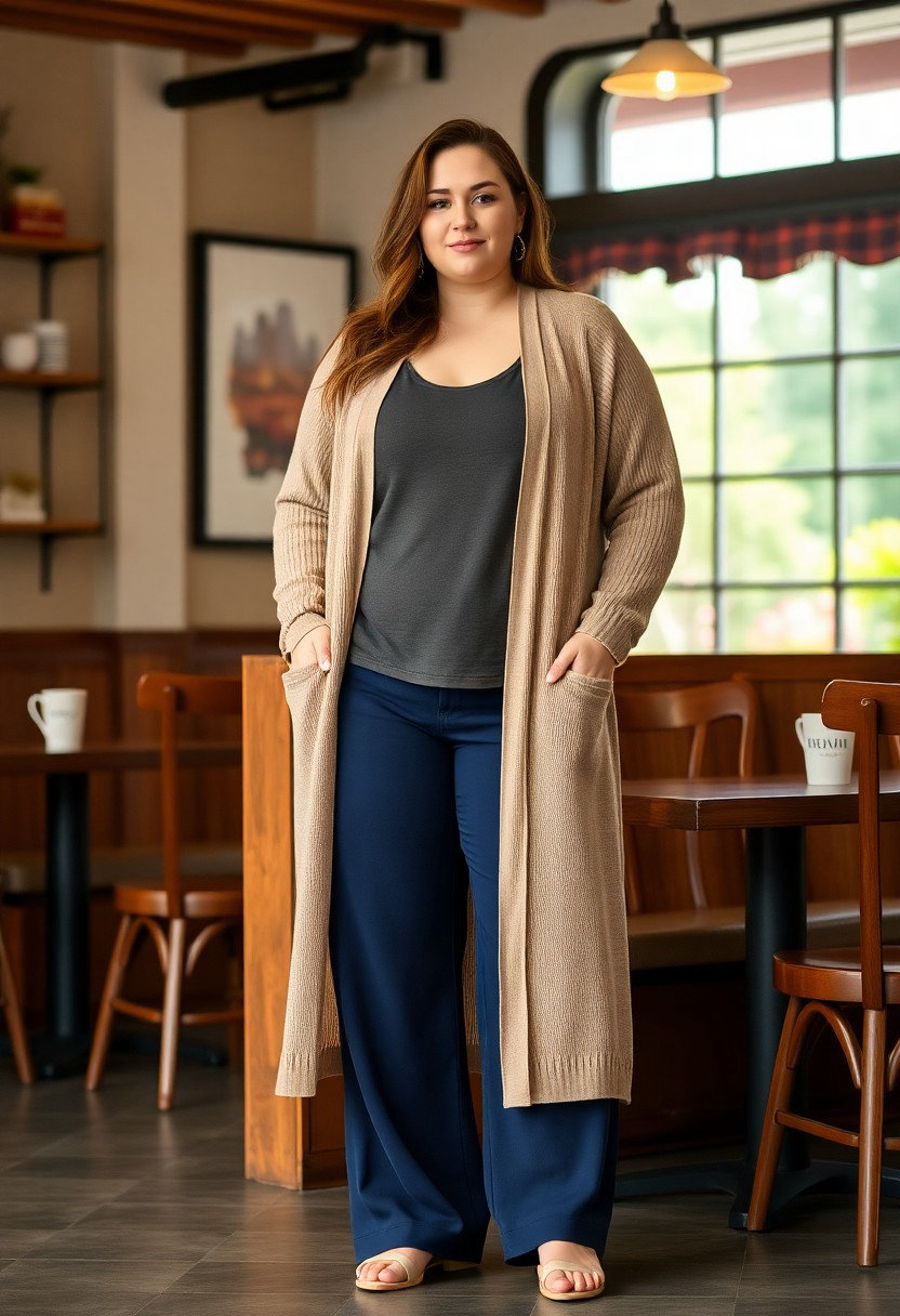 The Timeless Appeal of the Plus Size Navy Palazzo Pants in Fashion